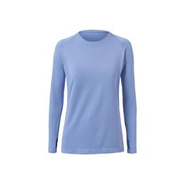 Tchibo - Seamless-Langarmlaufshirt - Damen - Gr. S - violett