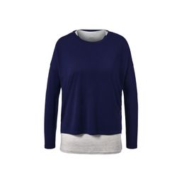 Tchibo - 2-in-1-Sportshirt - Damen - Gr. M - hellgrau