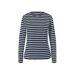 Tchibo - Gestreiftes Langarmshirt - Damen - Gr. XL - wei&szlig;/gestreift