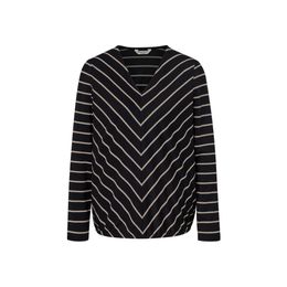 Tchibo - Gestreiftes Blusenshirt aus Modal-Mix - Damen - Gr. L - wei&szlig;/gestreift