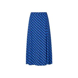 Tchibo - Bedruckter Midi-Rock - Damen - Gr. 48 - dunkelblau/print