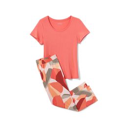 Tchibo - Pyjama in 7/8-L&auml;nge - Damen - Gr. XXL - orange