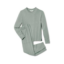 Tchibo - Hausanzug aus Strick - Damen - Gr. XL - gr&uuml;n