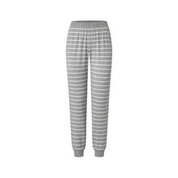 Tchibo - Pyjamahose - Damen - Gr. XXL - wei&szlig;/gestreift