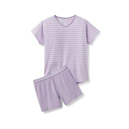 Tchibo - Kinder-Pyjama - M&auml;dchen - Gr. 134/140 - violett