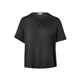 Tchibo - Satin-Tunikabluse - Damen - Gr. 42 - schwarz