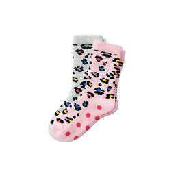 Tchibo - 2 Paar Antirutsch-Socken - M&auml;dchen - Gr. 27-30 - grau