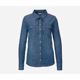 Tchibo - Jeansbluse - Damen - Gr. 46 - dunkelblau