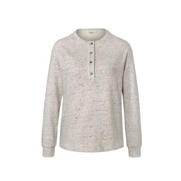 Tchibo - Sweatshirt mit Knopfleiste - Damen - Gr. L - beige