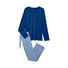 Tchibo - Pyjama - Herren - Gr. XXL - dunkelblau/gestreift