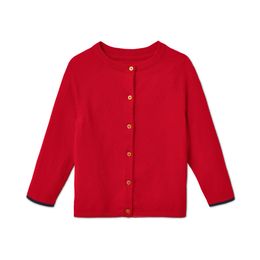 Tchibo - Strickjacke - M&auml;dchen - Gr. 110/116 - rot