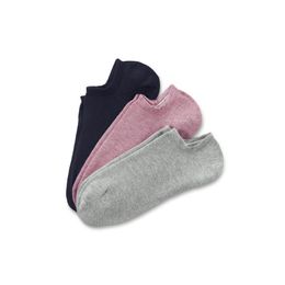 Tchibo - 3 Paar Sneakersocken - Damen - Gr. 35-38 - violett