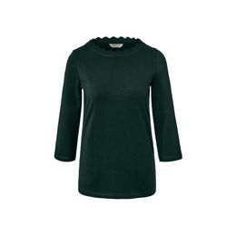 Tchibo - Shirt mit 3/4-Arm - Damen - Gr. L - dunkelgr&uuml;n