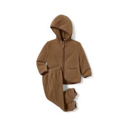 Tchibo - Teddyfleece-Kombi - Kinder - Gr. 122/128 - braun