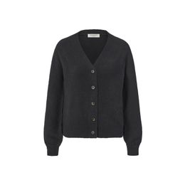 Tchibo - Strickcardigan mit Wolle - Damen - Gr. M - schwarz