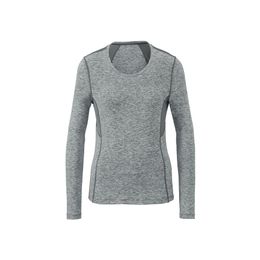 Tchibo - Langarm-Funktionsshirt - Damen - Gr. M - grau