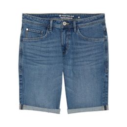 Tom Tailor Ttjosh Regular Slim Jeans Shorts - Herren - Gr. 34 - dunkelblau