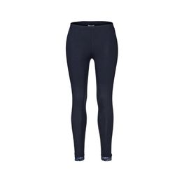 Tchibo - Leggings mit Spitzenborte - Damen - Gr. XXL - dunkelblau