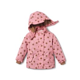 Tchibo - Thermo-Regenjacke - Baby - Gr. 86/92 - rosa/gepunktet
