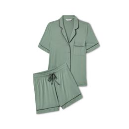 Tchibo - Shorty-Pyjama - Damen - Gr. L - gr&uuml;n
