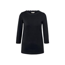 Tchibo - Shirt mit 3/4-Arm - Damen - Gr. S - schwarz