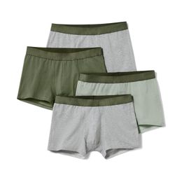 Tchibo - 4 Slipboxer - Herren - Gr. M/5 - olivgr&uuml;n