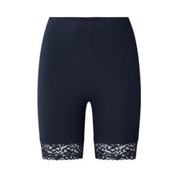 Tchibo - Radlershorts mit Spitzenborte - Damen - Gr. XXL - dunkelblau
