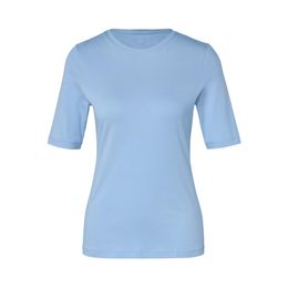 Tchibo - Basic Halbarmshirt - Damen - Gr. M - hellblau