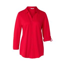 Tchibo - Piqu&eacute;-Jerseybluse - Damen - Gr. 48 - rot