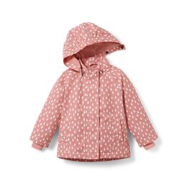 Tchibo - Kleinkind-Thermo-Regenjacke - M&auml;dchen - Gr. 98/104 - wei&szlig;/print