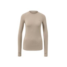 Tchibo - Langarm-Funktionsshirt - Damen - Gr. M - taupe
