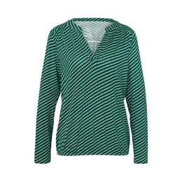 Tchibo - Bedrucktes Blusenshirt - Damen - Gr. L - dunkelblau/print