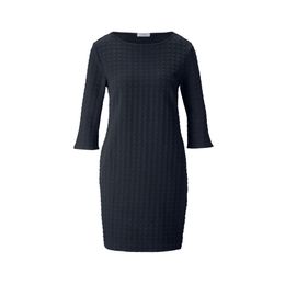 Tchibo - Sweatkleid mit 3/4-&Auml;rmeln - Damen - Gr. XXL - dunkelblau/jacquard