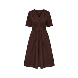 Tchibo - Midikleid - Damen - Gr. 38 - dunkelbraun