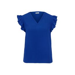 Tchibo - Bluse mit V-Ausschnitt - Damen - Gr. 34 - dunkelblau