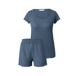 Tchibo - Shorty-Pyjama - Damen - Gr. L - blau