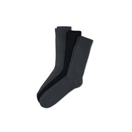 Tchibo - 3 Paar Socken - Herren - Gr. 44-46 - schwarz