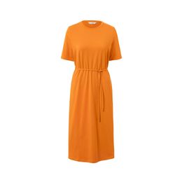 Tchibo - Jerseykleid mit Tailleng&uuml;rtel - Damen - Gr. XS - orange