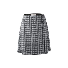 Tchibo - Jerseyrock in Wickeloptik - Damen - Gr. XL - anthrazit/jacquard