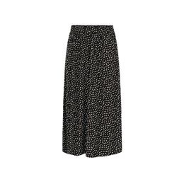 Tchibo - Rock mit Print - Damen - Gr. S - schwarz/gepunktet