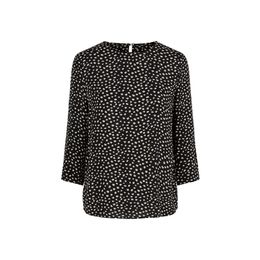 Tchibo - Bluse mit Print - Damen - Gr. 46 - schwarz