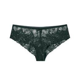 Tchibo - Spitzenpanty - Damen - Gr. S - dunkelgr&uuml;n