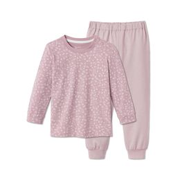 Tchibo - Pyjama - M&auml;dchen - Gr. 122/128 - violett/print