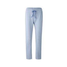 Tchibo - Jersey-Relaxhose - Damen - Gr. L - hellblau/gestreift