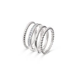 Tchibo - Ring - Damen - Gr. 19 - silber