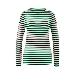 Tchibo - Gestreiftes Langarmshirt - Damen - Gr. L - creme/gestreift