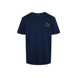 Tchibo - T-Shirt mit Stickerei - Herren - Gr. XXL - dunkelblau