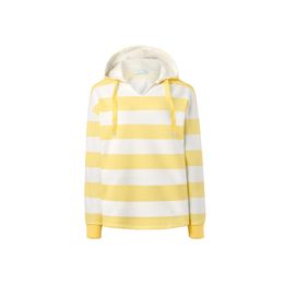 Tchibo - Gestreiftes Kapuzen-Sweatshirt - Damen - Gr. XL - wei&szlig;/gestreift