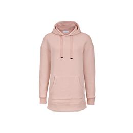 Tchibo - Langes Kapuzen-Sweatshirt - Damen - Gr. XL - ros&eacute;