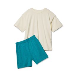 Tchibo - Kurzer Kinder-Pyjama - Jungen - Gr. 146/152 - schwarz